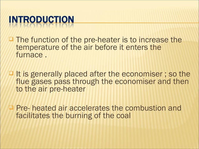 Preheater | PPT