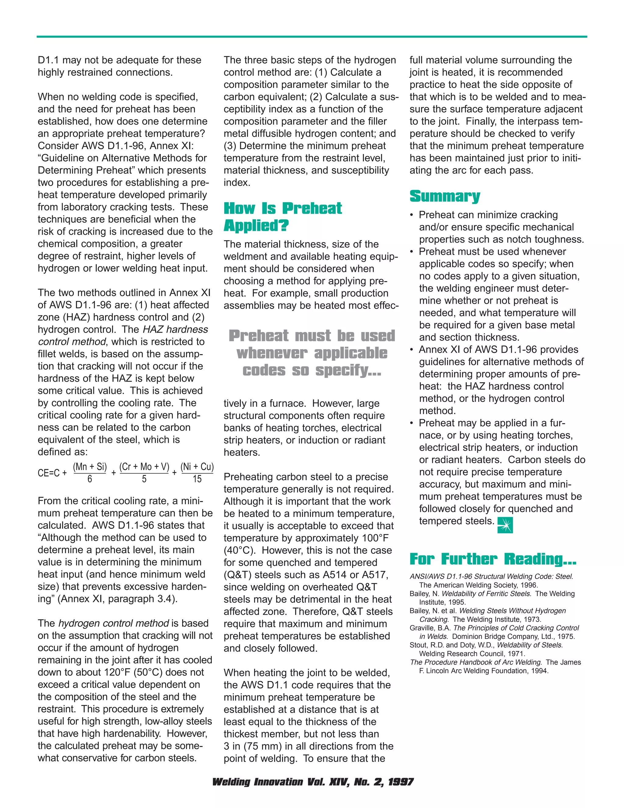 Preheat fundementals | PDF