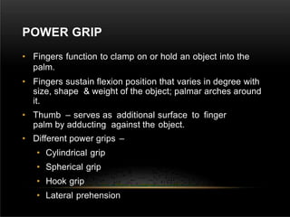 Cylindrical Prehension Grip
