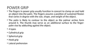Prehension pattern in upper extremity.pptx