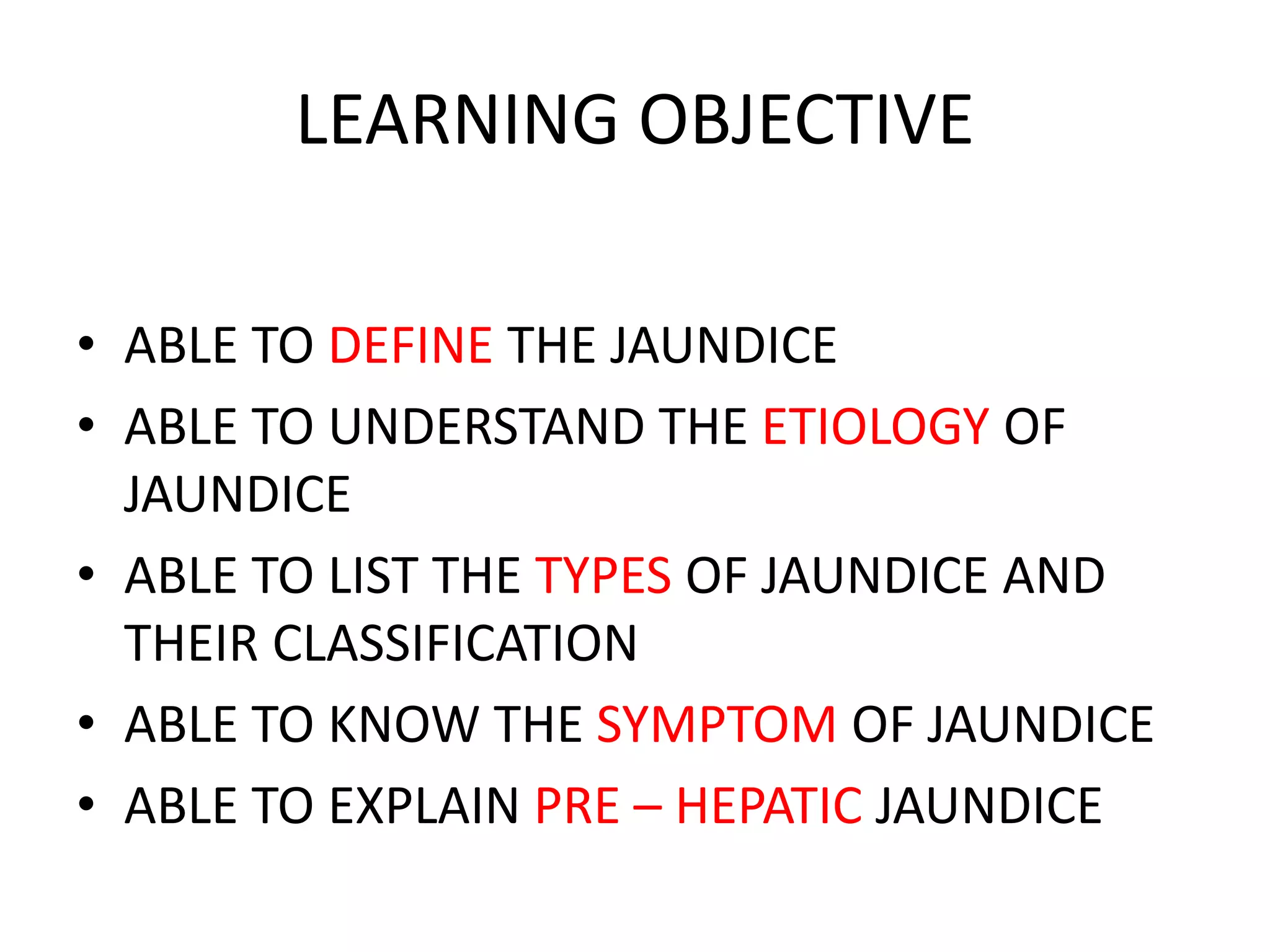 Pre hepatic jaundice | PPTX