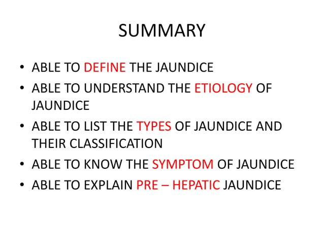 Pre hepatic jaundice | PPTX