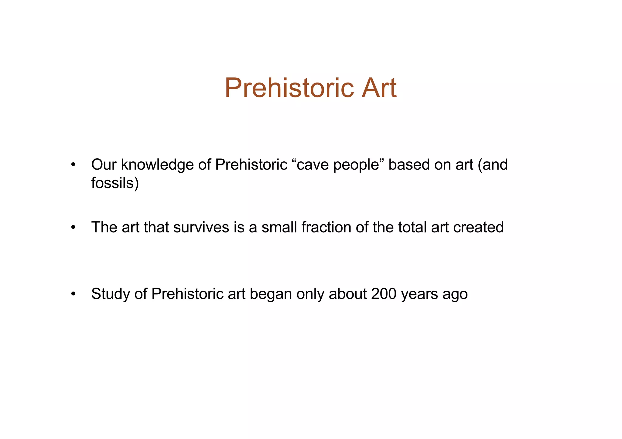 Prehistoric Art | PDF