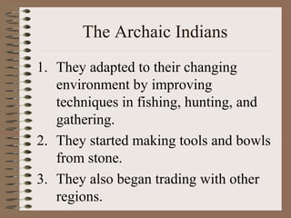 Prehistoric americans part 1 | PPT