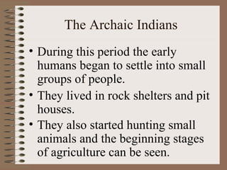 Prehistoric americans part 1 | PPT