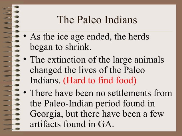Palio and Archaic Indians Power Point | PPT