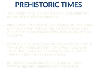 Prehistoric architecture refers to the structures and buildings.pptx