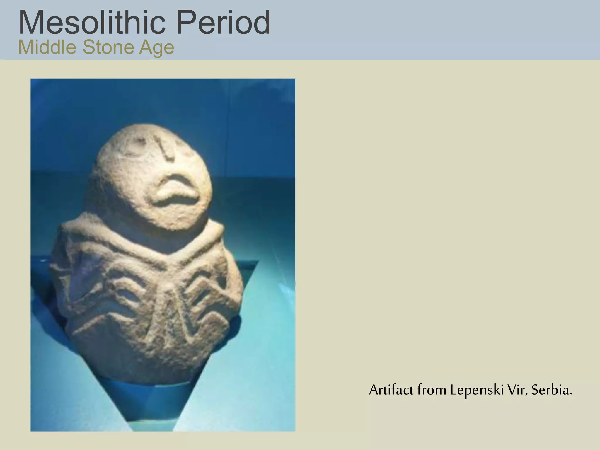 Prehistoric art (The Stone Age Paleo/Meso/Neolithic period) | PPTX