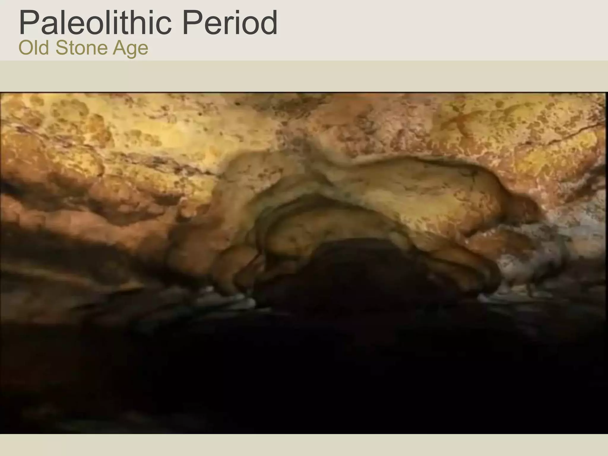 Prehistoric art (The Stone Age Paleo/Meso/Neolithic period) | PPTX