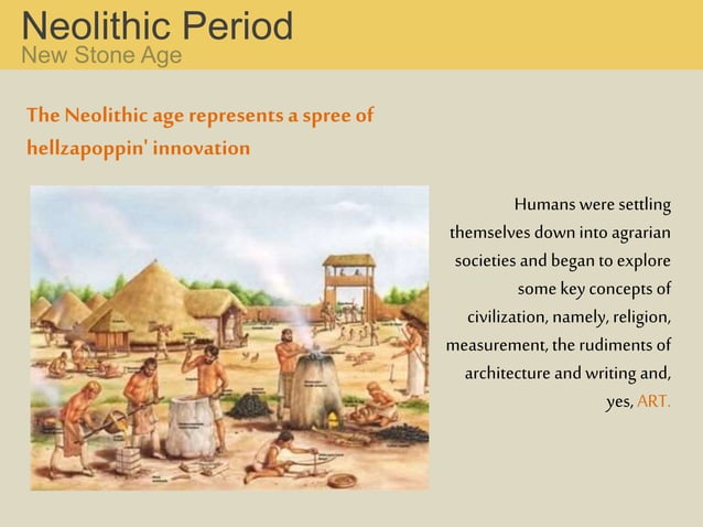 Prehistoric art (The Stone Age Paleo/Meso/Neolithic period) | PPTX