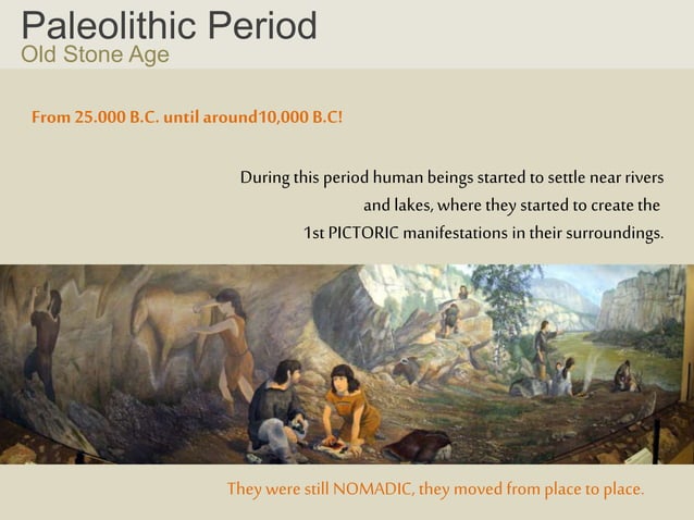 Prehistoric art (The Stone Age Paleo/Meso/Neolithic period) | PPTX