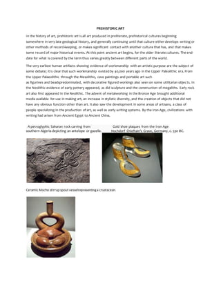 Prehistoric art | PDF