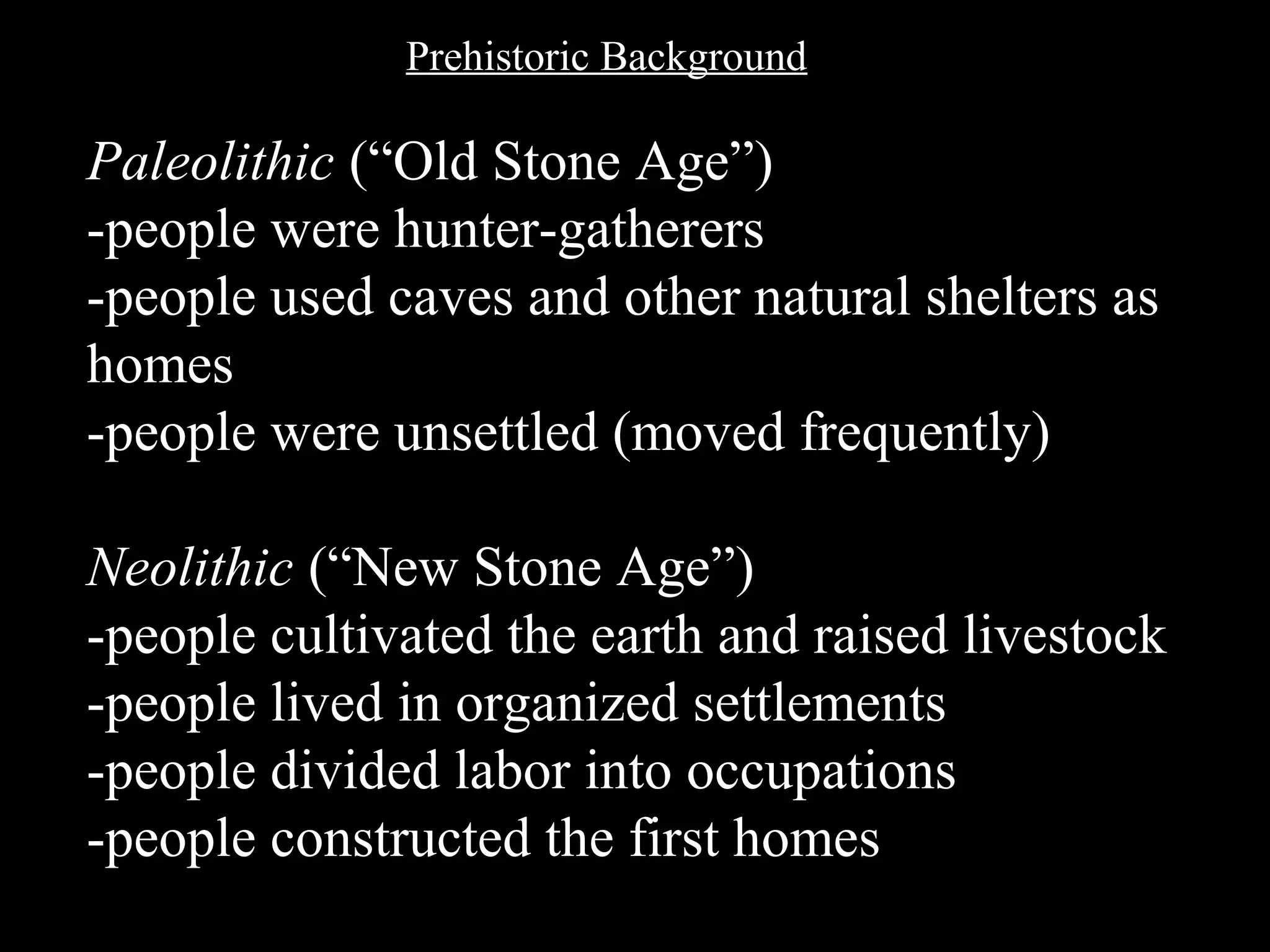 Prehistoric Art: Chapter 1 PowerPoint | PPT