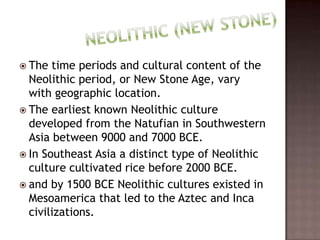Prehistoric Arts | PPTX