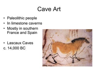 Prehistoric Europe and Cave Art | PPT
