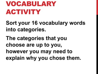 Prehistoric vocab | PPT