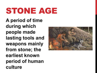 Prehistoric vocab | PPT