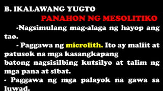 PREHISTORIKONG TAO(paleo, meso,neo, metal) PPT.pptx