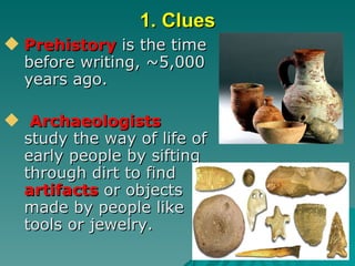 Prehistory | PPT