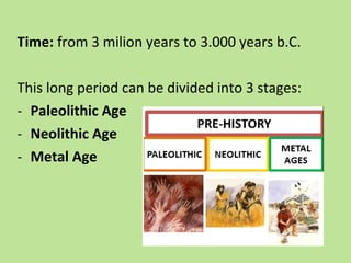 Prehistory for 4th grade | PPT