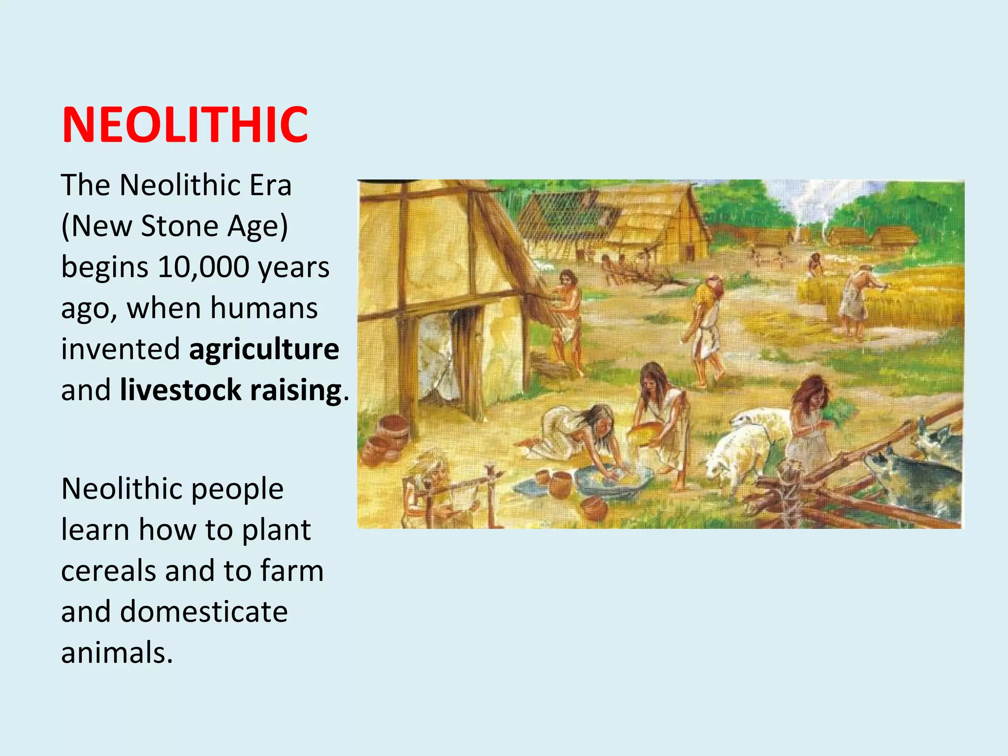 Prehistory | PPT