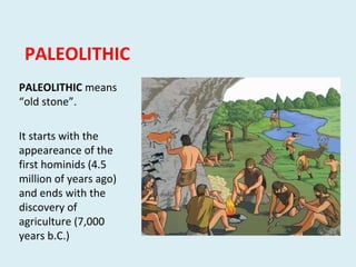 Prehistory | PPT