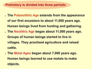 Paleolitic and Neolitic | PPTX