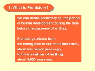 Prehistory | ODP