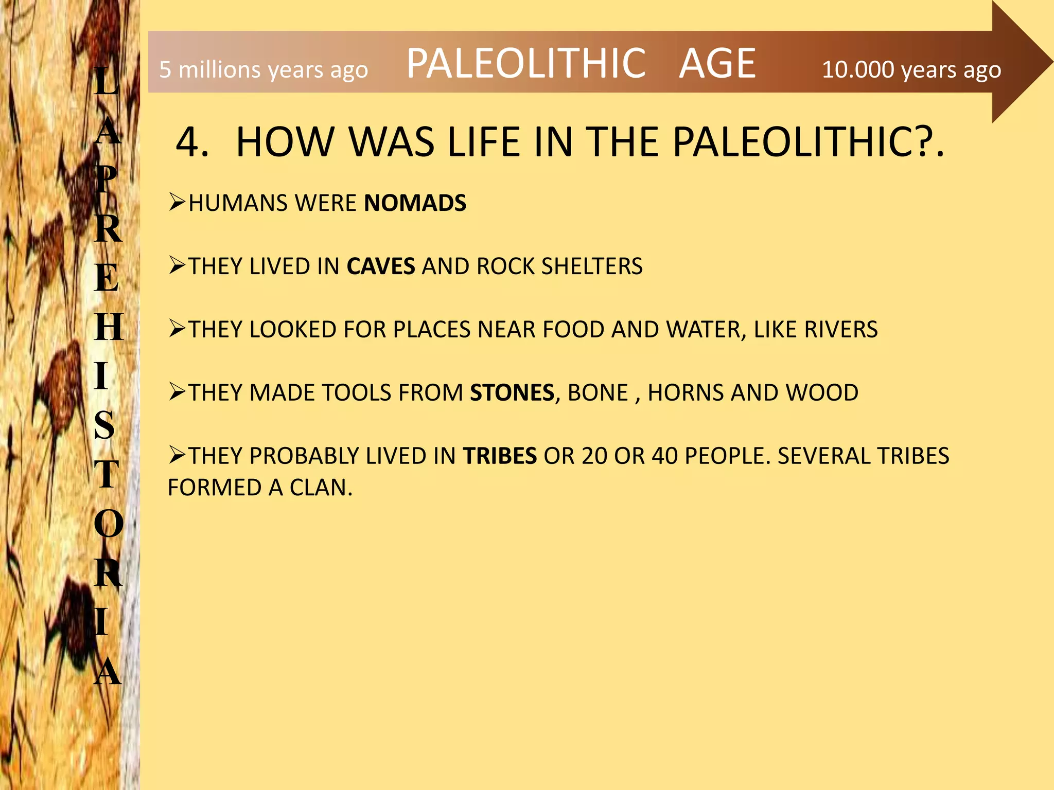Prehistory paleolithic | PPT