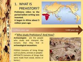 Prehistory paleolithic | PPTX