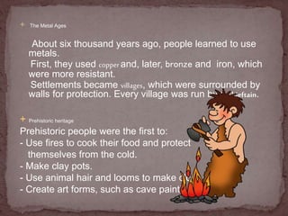 Prehistory and antiquity | PPTX