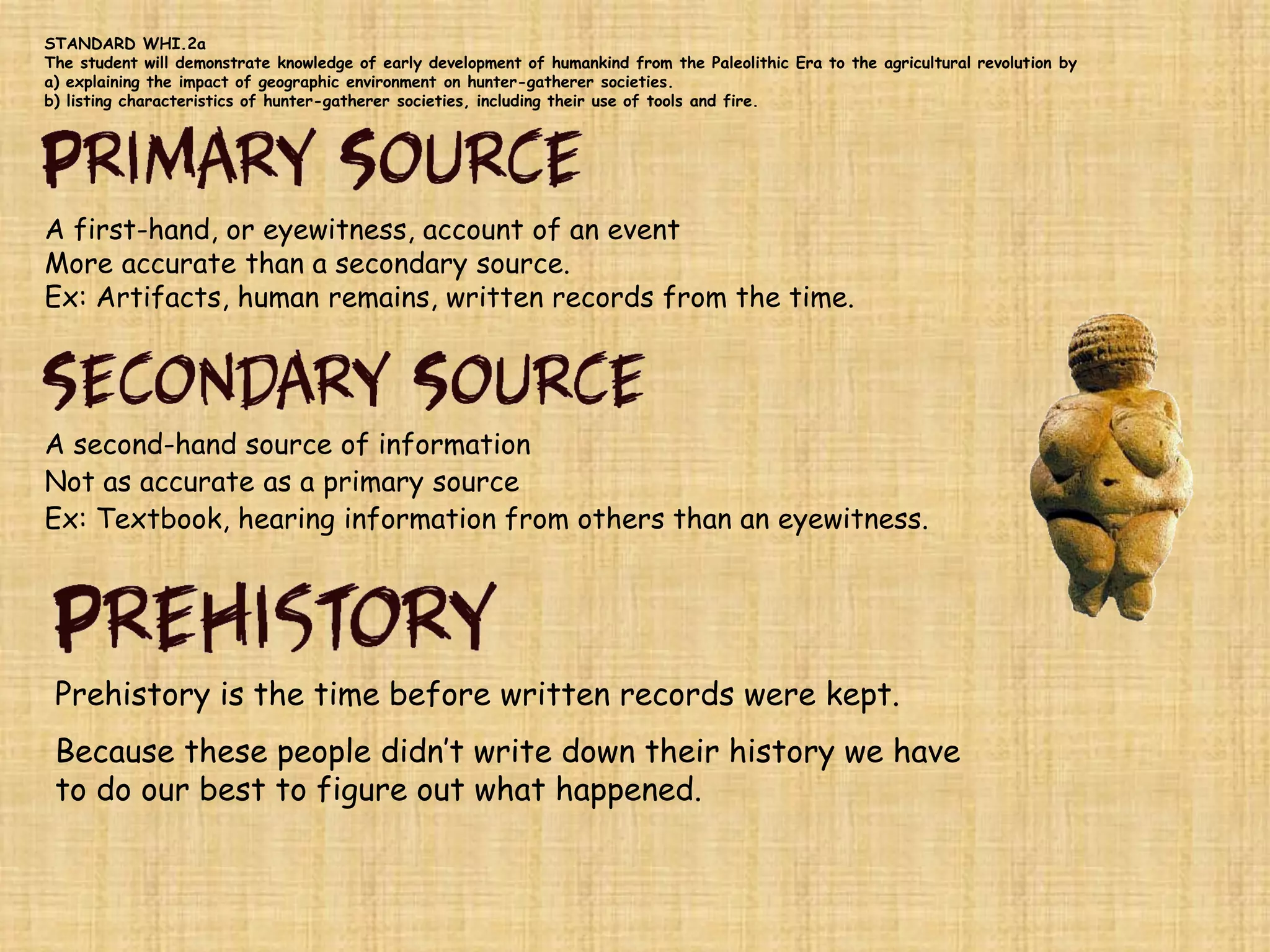 Prehistory and early humans | PDF