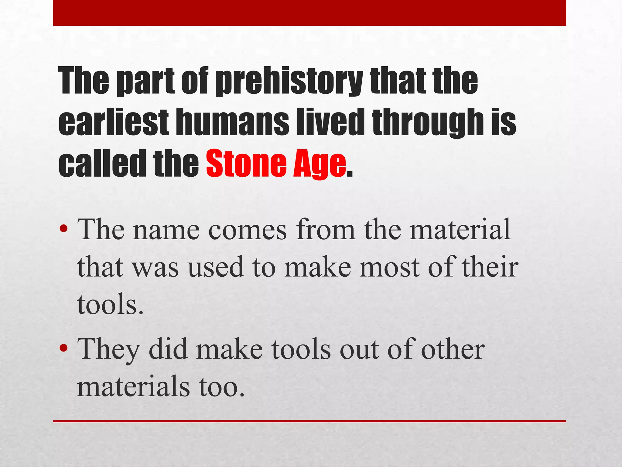 Prehistory and early humans powerpoint | PPT