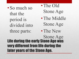 Prehistory and early humans powerpoint | PPT