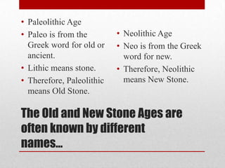 Prehistory and early humans powerpoint | PPT