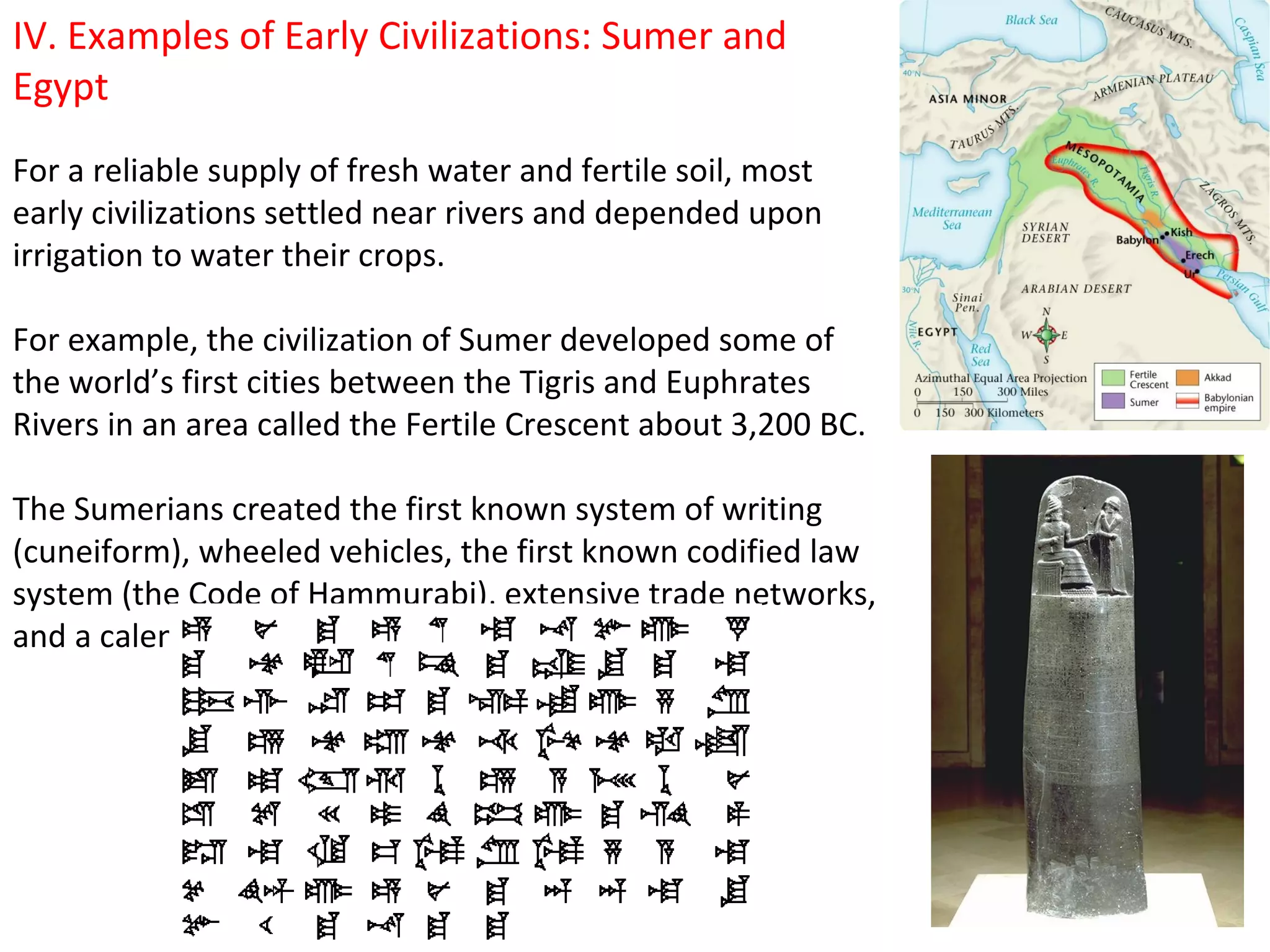 Prehistory and the Earliest Civilizations | PPT | Agriculture | Industries