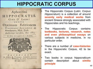 History of Medicine (Prehistoric_egyptian_greek) | PPT