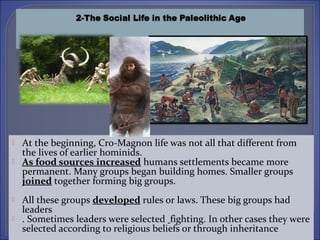 Prehistory final | PPT