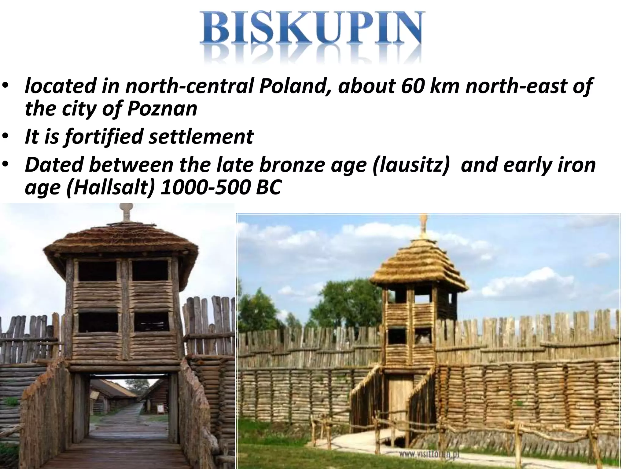 Pre history of architecture and biskupin | PPTX