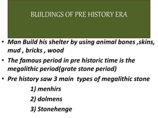 Pre history of architecture and biskupin | PPTX