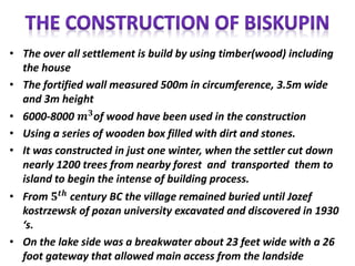 Pre history of architecture and biskupin | PPTX