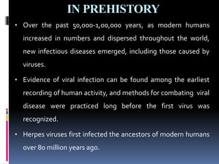 Pre history of virus | PPTX