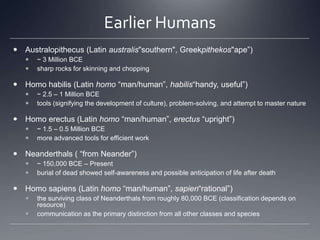 Prehistory, History, and Beginnings | PPTX