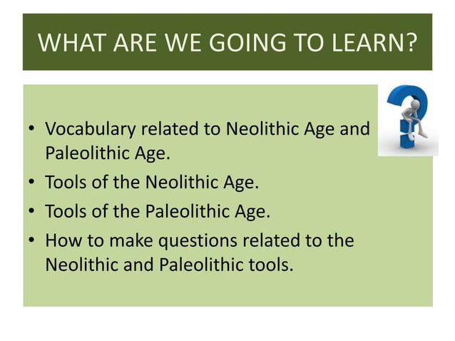 Prehistory project | PPT