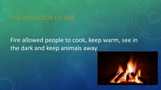 Prehistory through inventions | PPTX