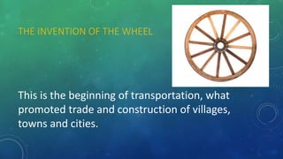 Prehistory through inventions | PPTX