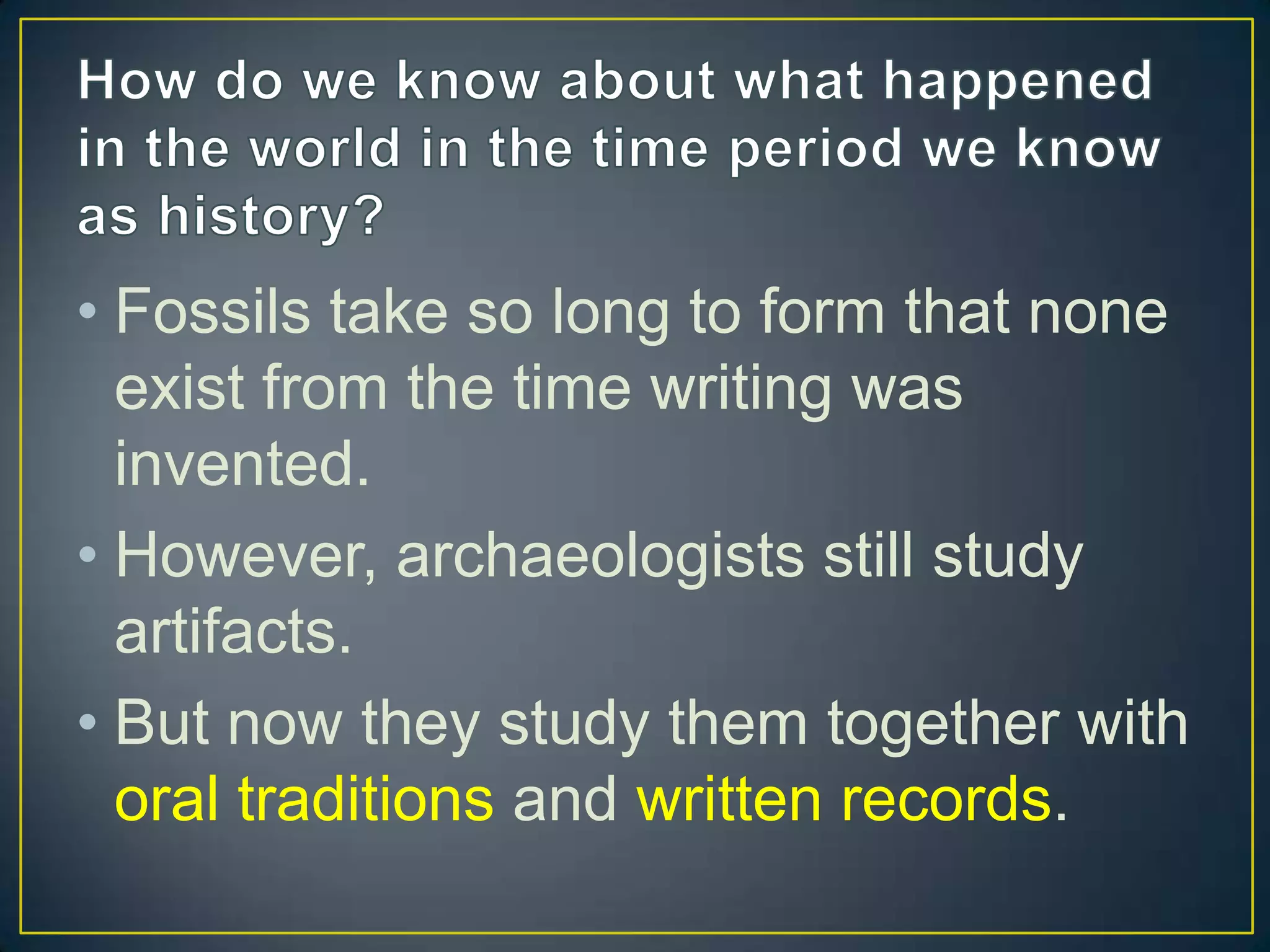 Prehistory vs history powerpoint | PPTX