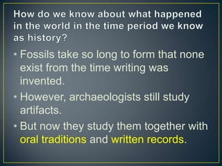 Prehistory vs history powerpoint | PPT
