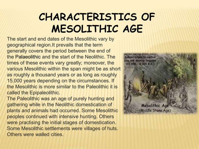 Mesolithic Age | PPT
