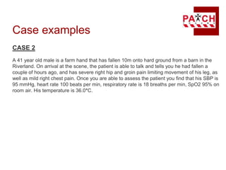 Pre hospital scenarios | PPTX | Injuries | Diseases and Conditions